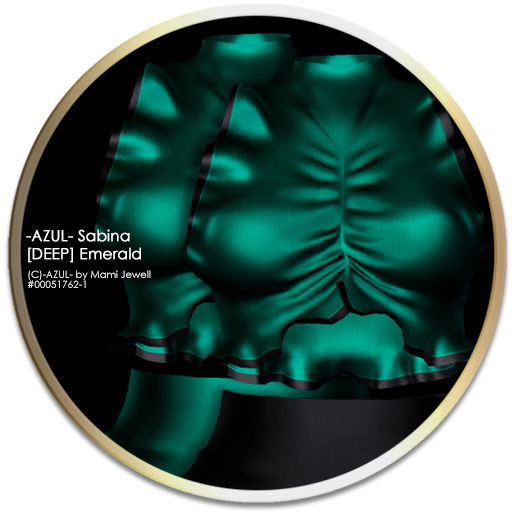 Second Life Marketplace - -AZUL- Sabina [DEEP] Emerald